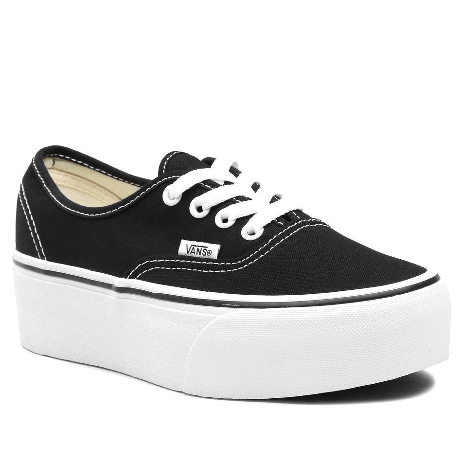 Vans Authentic Plataforma Black – La tienda Skate mas grande de Colombia