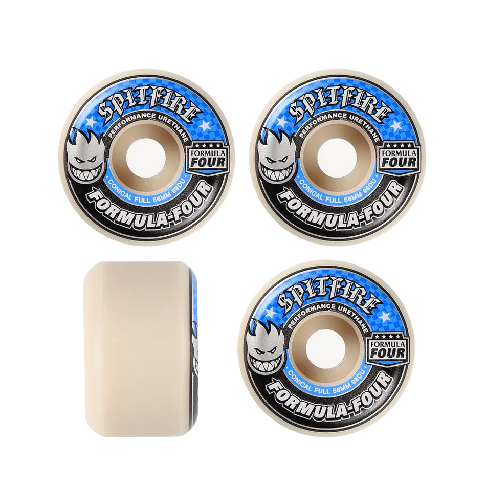 Spitfire F4 Conical Full Blue 56mm 99A – La tienda Skate mas grande de ...